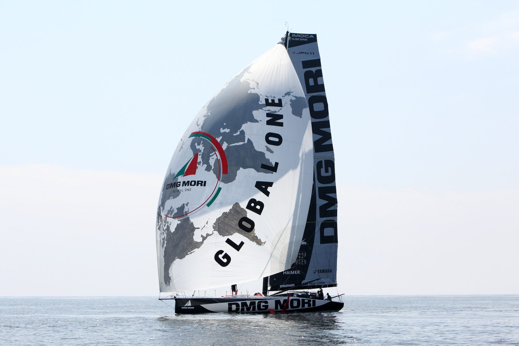 Kojiro Shiraishi and the winning yacht DMG MORI Global One conclude ...